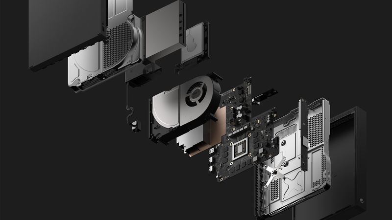 微软展示了Xbox One X 的内部结构和组装过程 | 机核