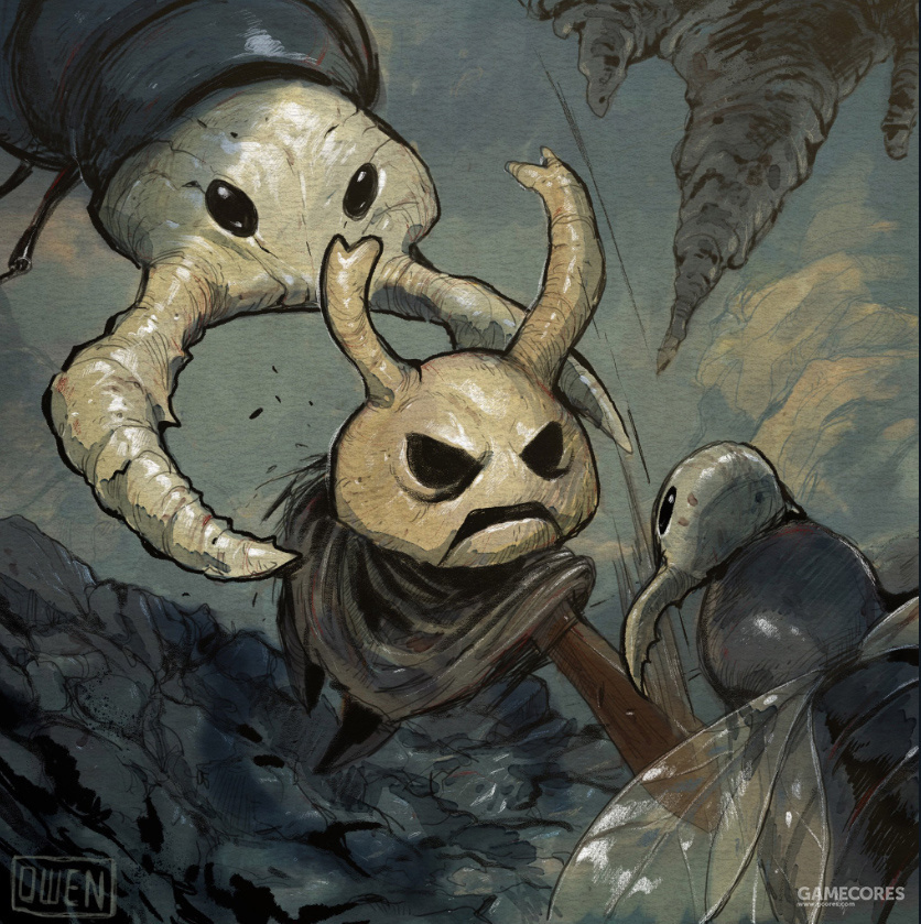 《空洞骑士》2周年官方带来了艺术家们的精美图片 | 机核